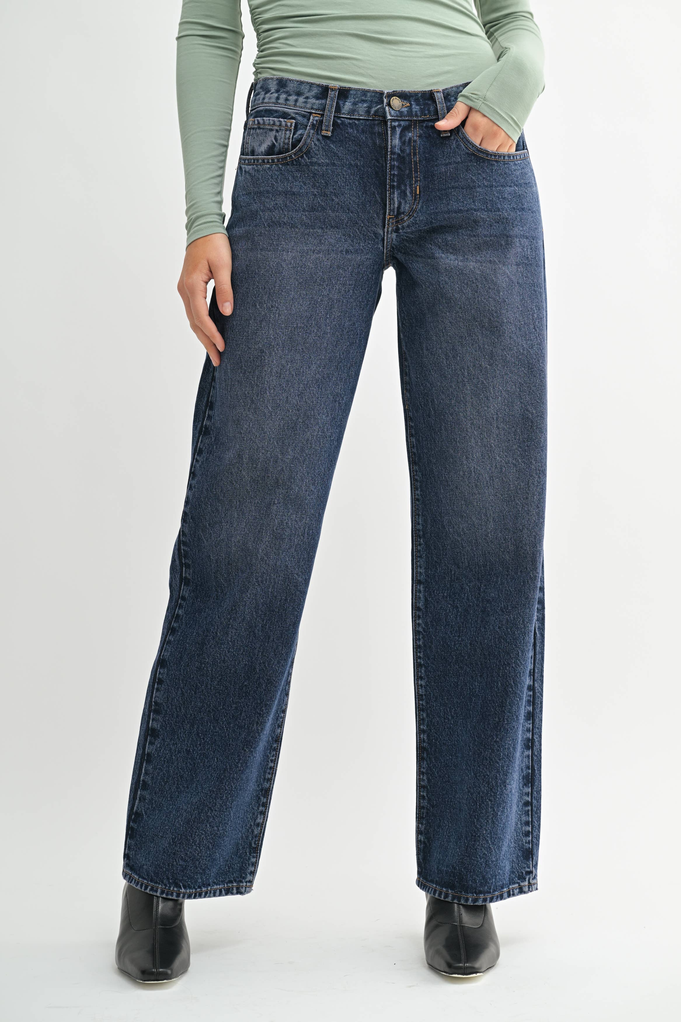 Low Rise Baggy Boyfriend Jeans – Earth Tribe